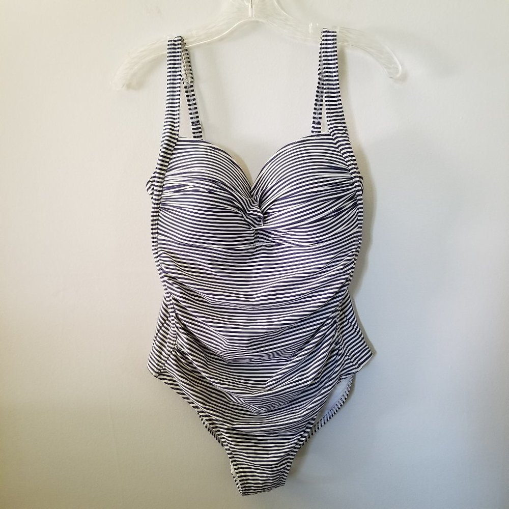 Bound By Bond Eye Australia Pinstripe Women's Swimsui… - Gem